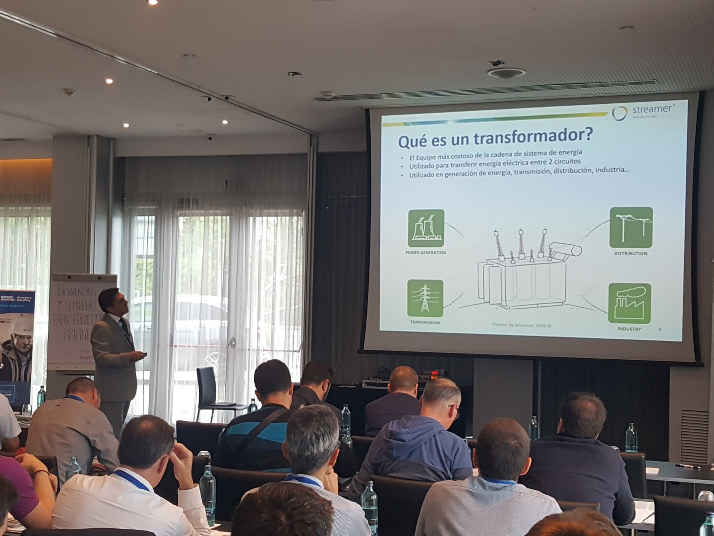 Streamer presented TRANSEC equipment in Spain for the first time